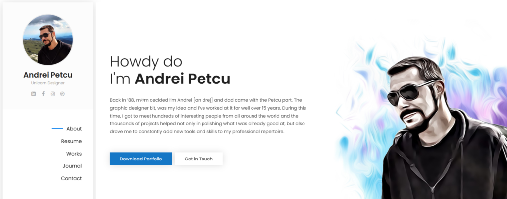 Personal Website Launch! - Andrei Petcu